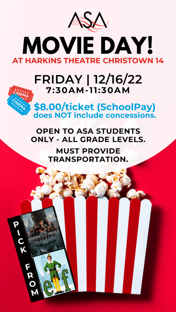 Movie Day ~ Arizona School for the Arts