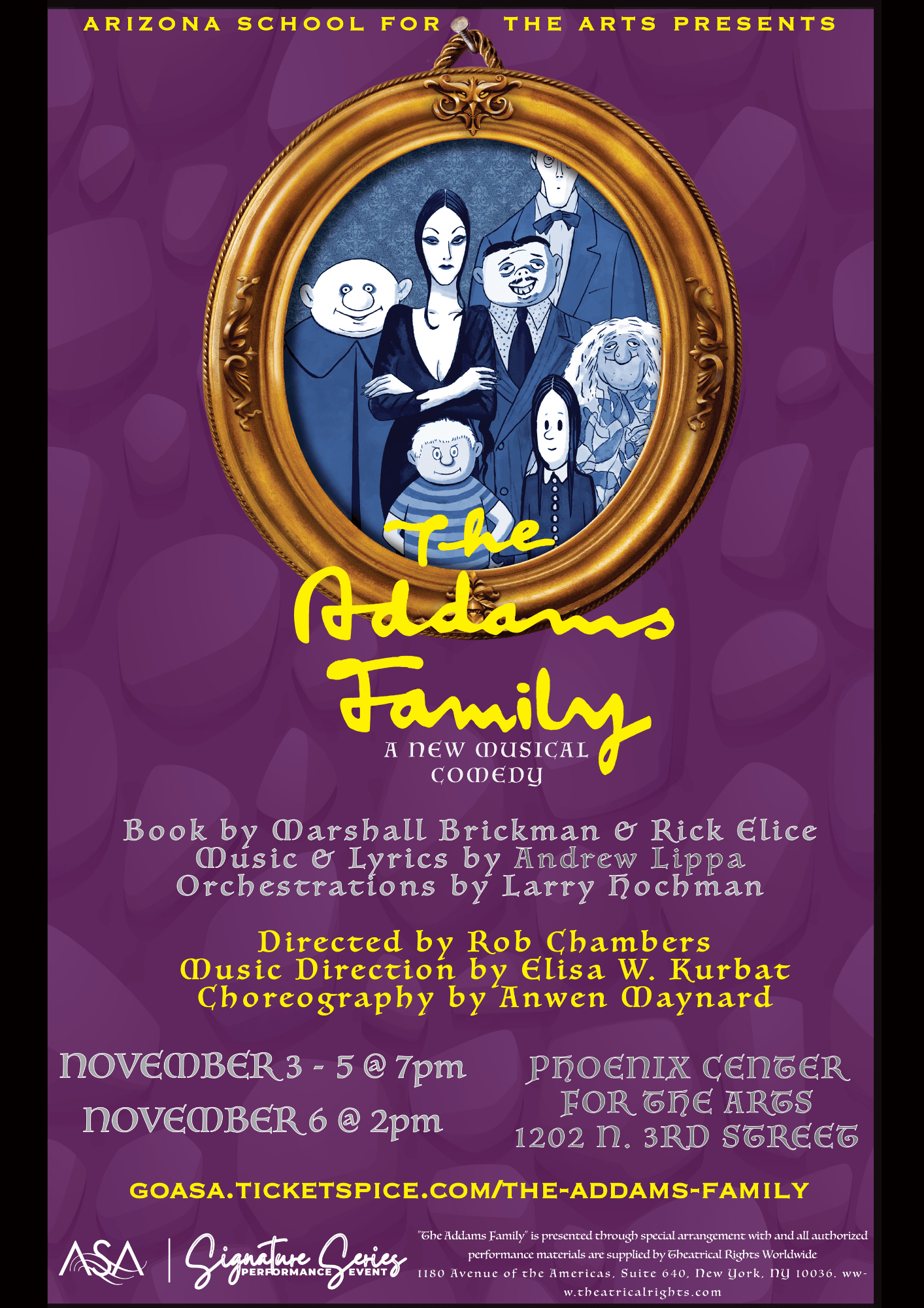 Signature Series Performance of The Addams Family ~ Arizona School for ...