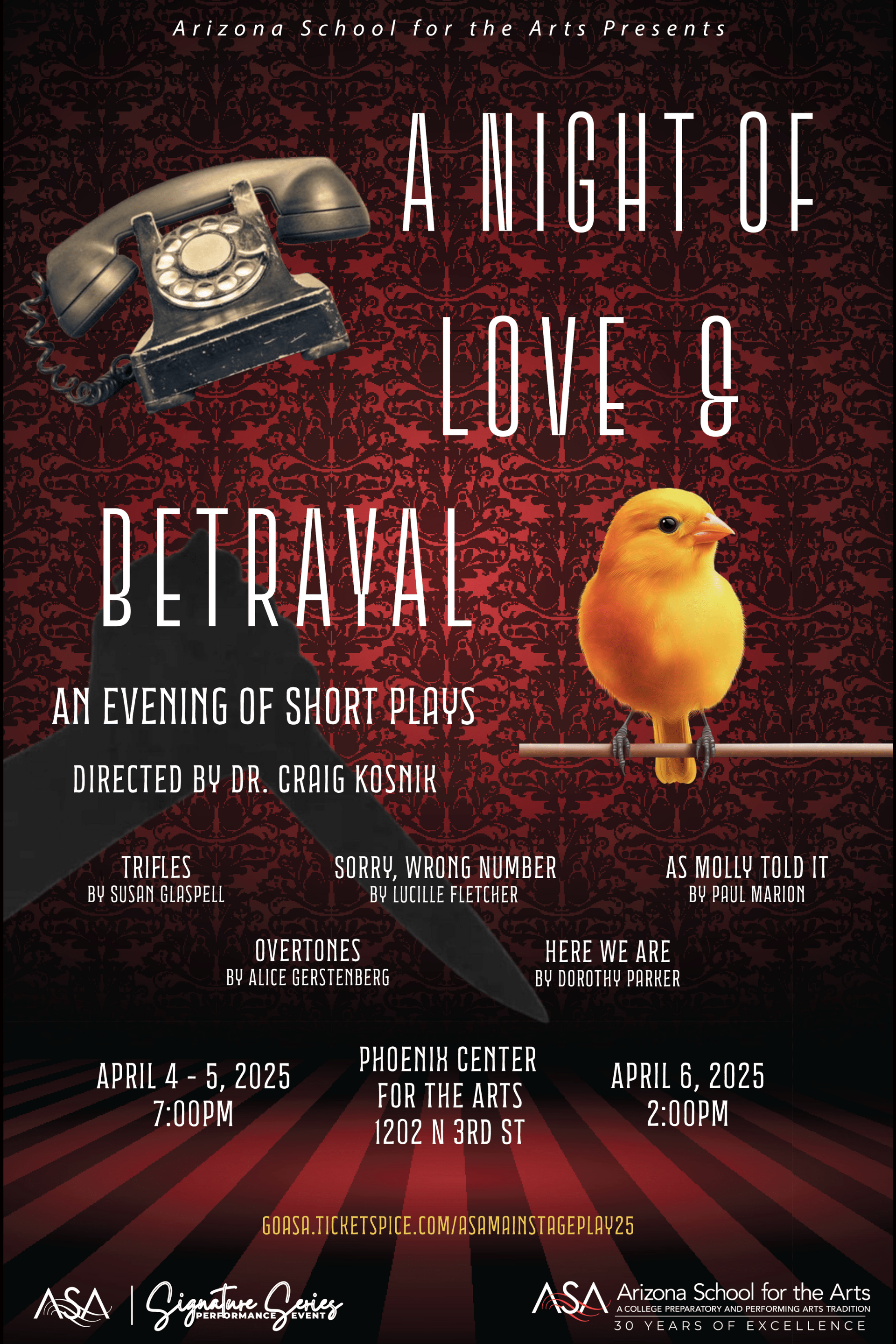 The ASA Box Office ~ Arizona School for the Arts